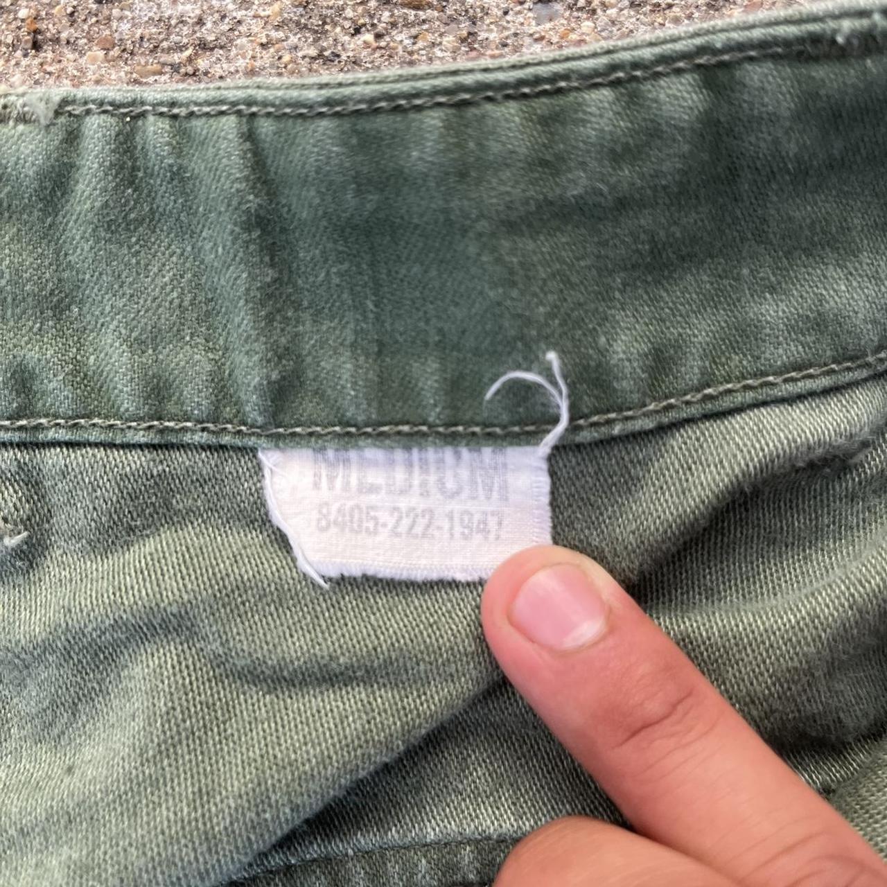 Vintage 1961 First Pattern OG 107 Green Military... - Depop