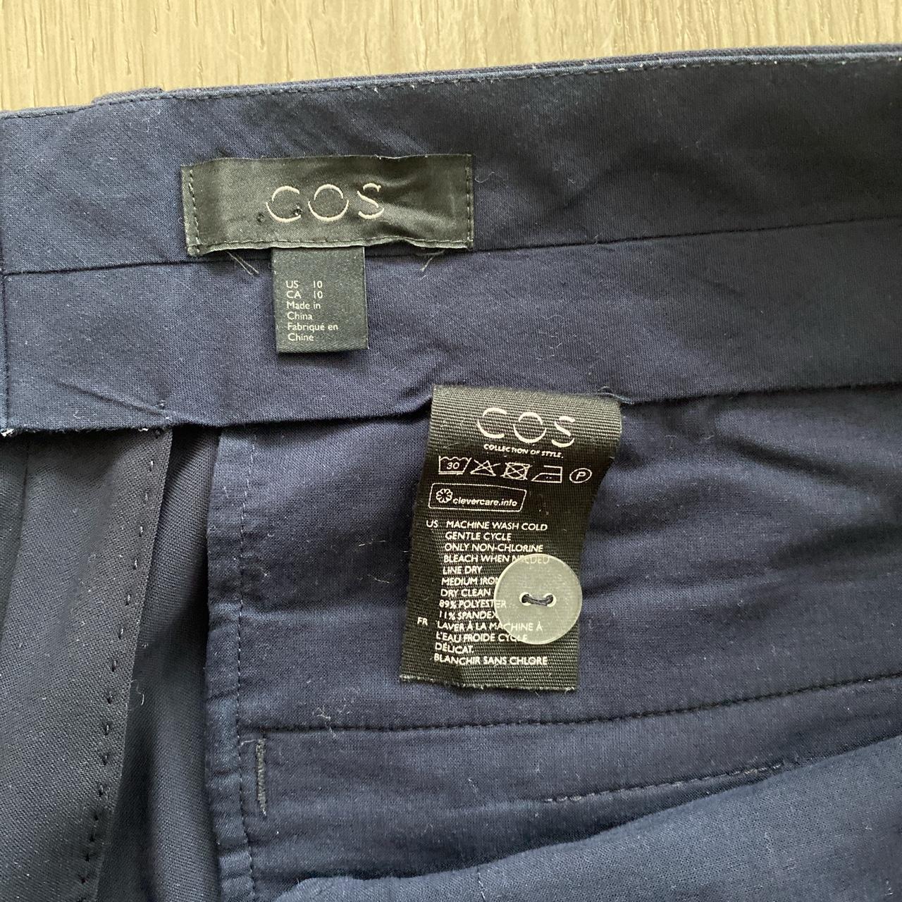 Cos pants in great condition!! Navy blue color... - Depop