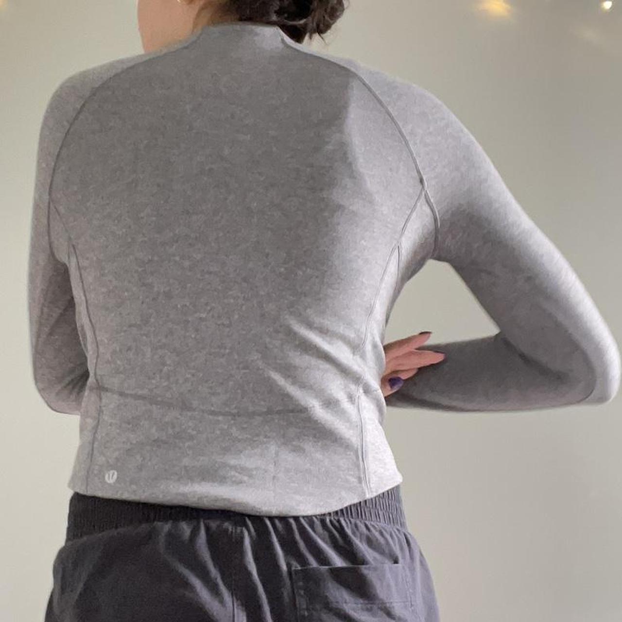 Lululemon gray mock neck long sleeve Pretty warm,... - Depop