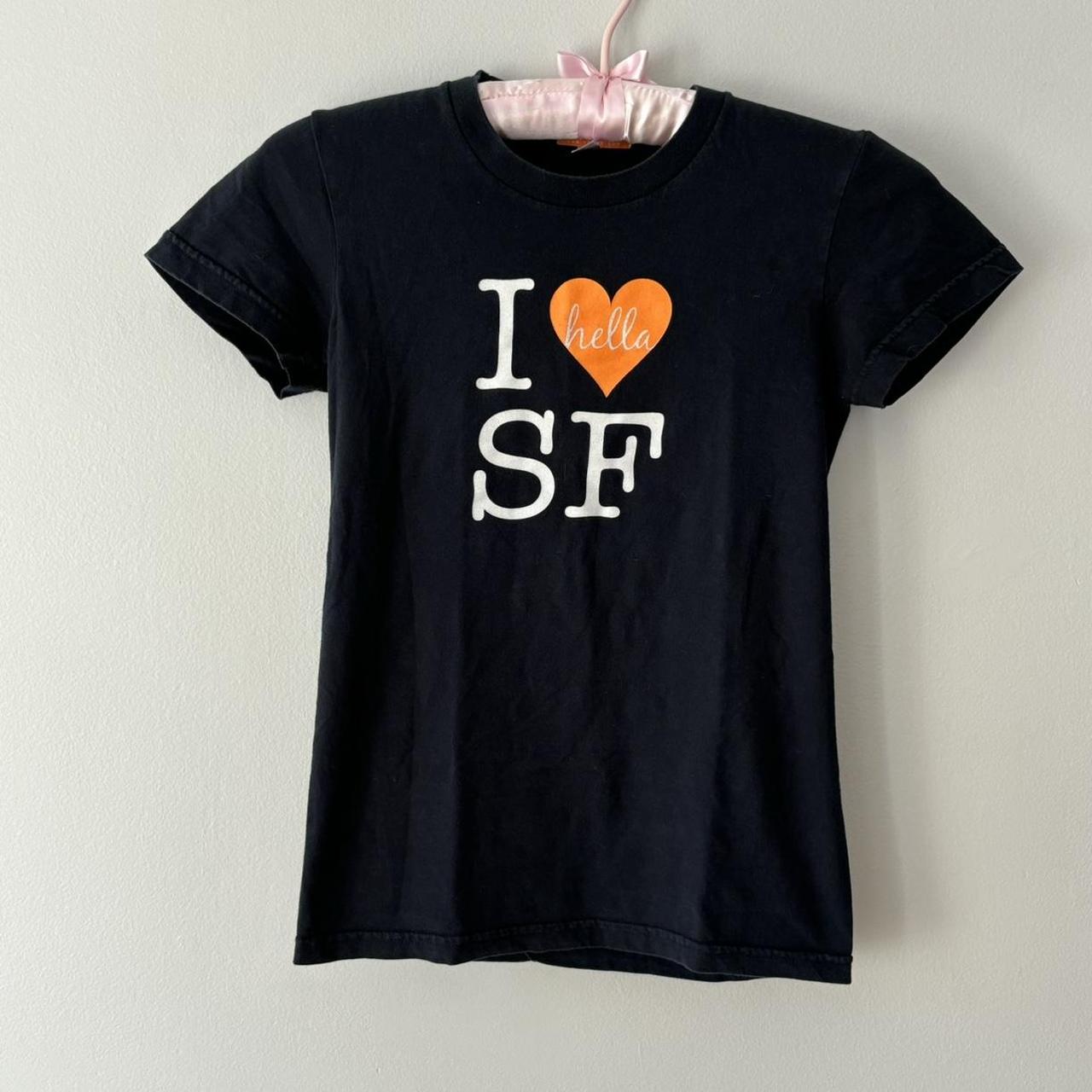 I 🖤 San Francisco Baby Tee -"I hella love San... - Depop