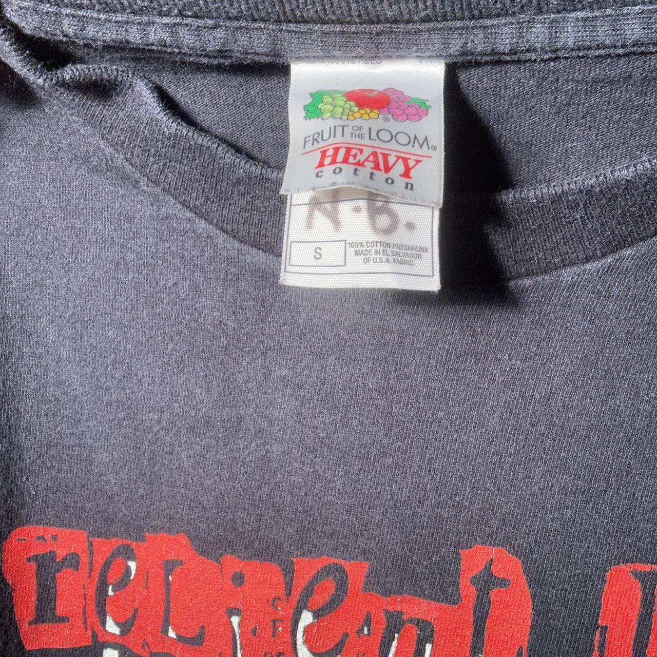 vintage 1990s relient k black graphic tee shirt... - Depop