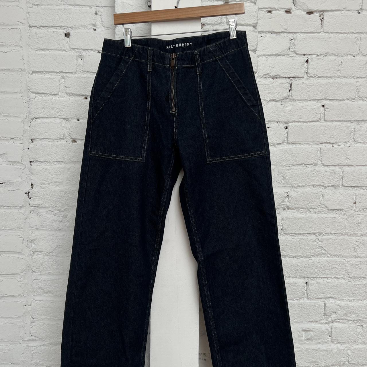 Salt Murphy Indigo Denim with Zip Detail Was it 32” - Depop
