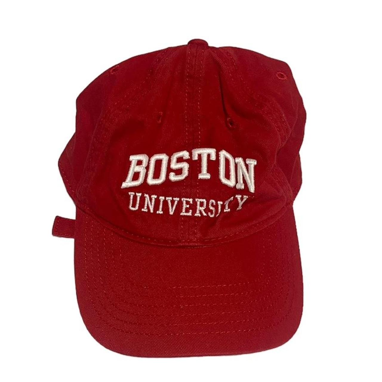 boston university cap - thrifted - can adjust -... - Depop