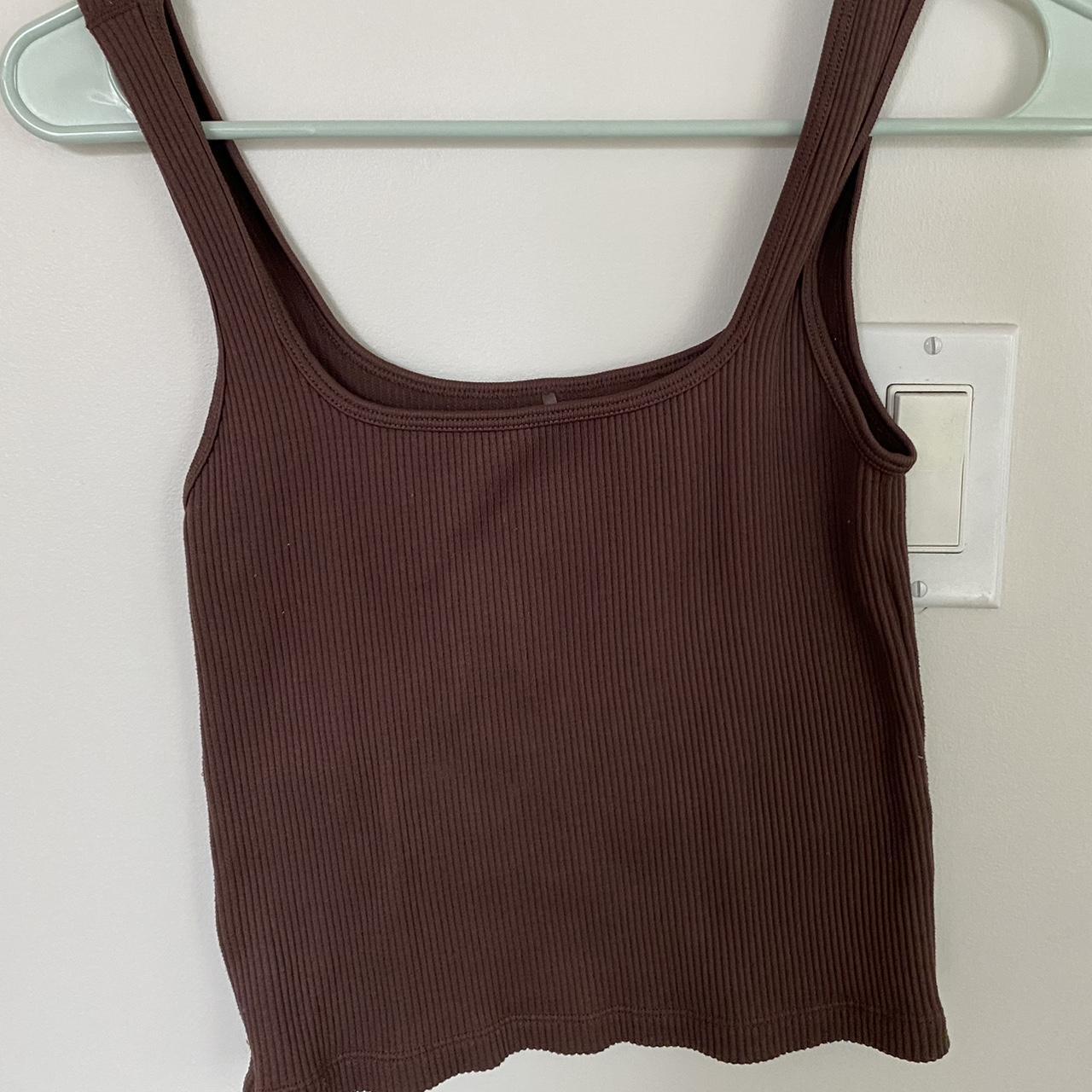 Dynamite Women's Brown Shirt | Depop