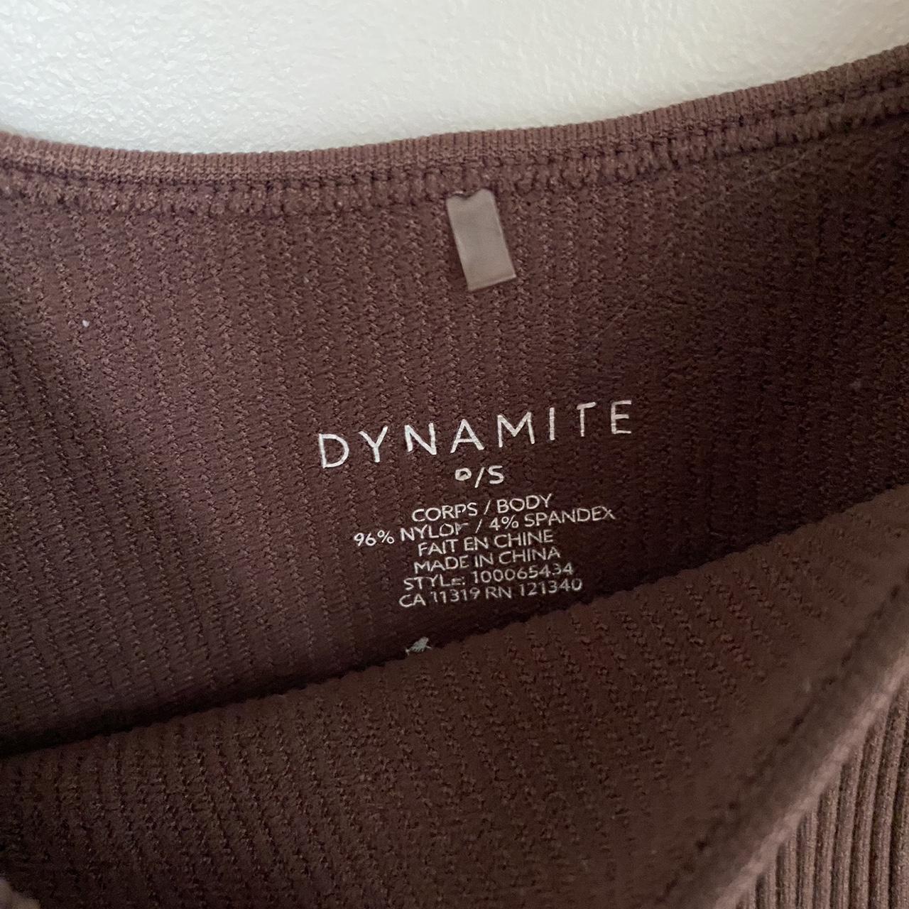 Dynamite Women's Brown Shirt | Depop