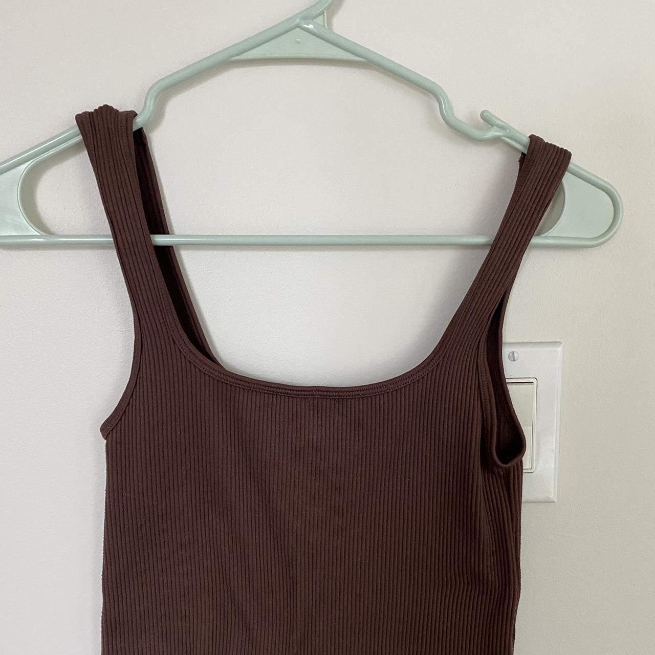 Dynamite Women's Brown Shirt | Depop