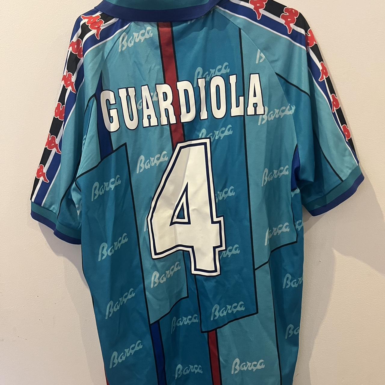 Vintage Guardiola Barcelona shirt - Depop