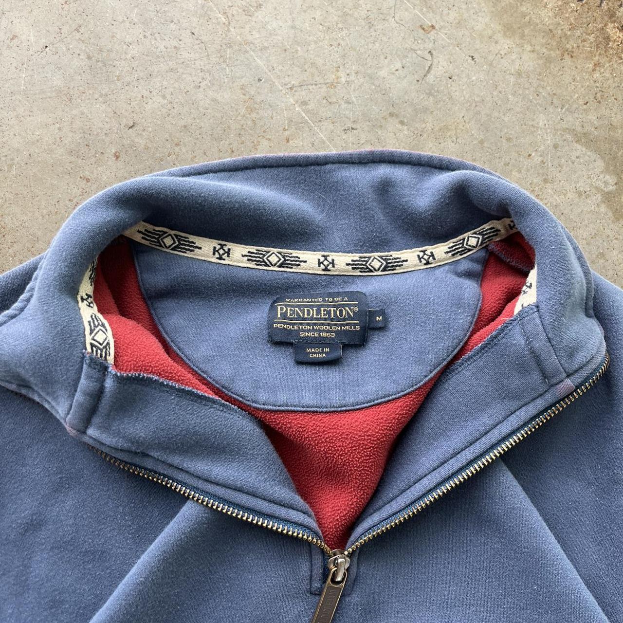 Pendleton Men's Navy Sweatshirt | Depop