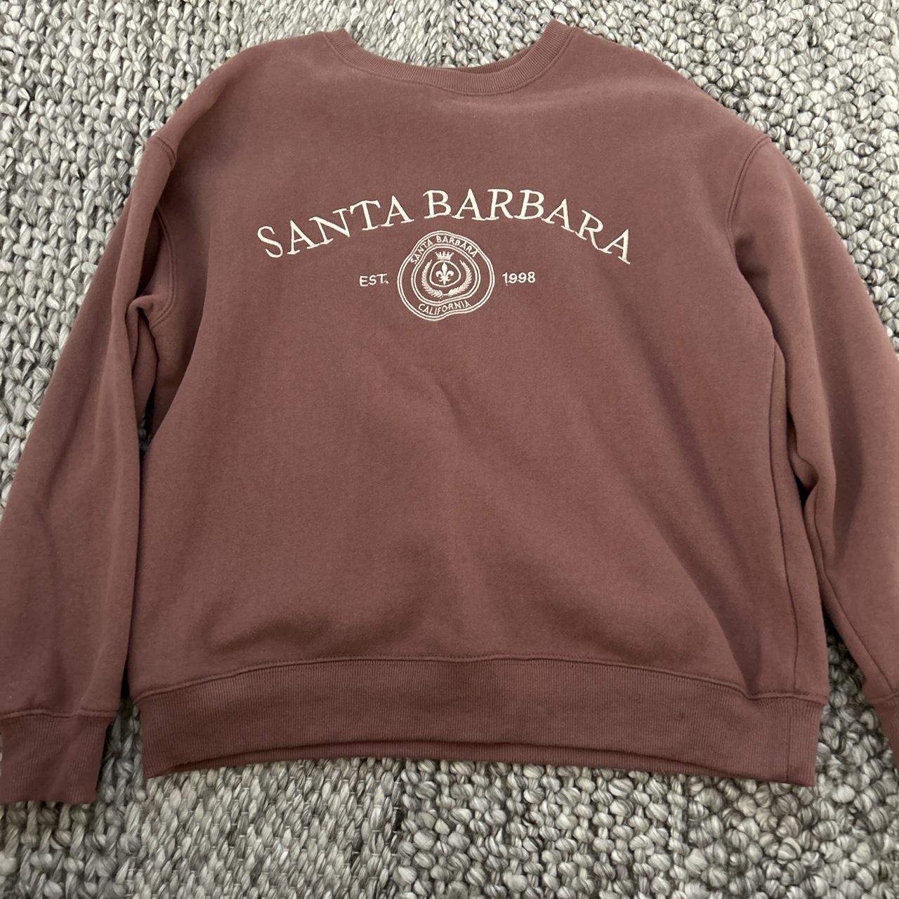 brown supre jumper. size s/m. worn once. - Depop