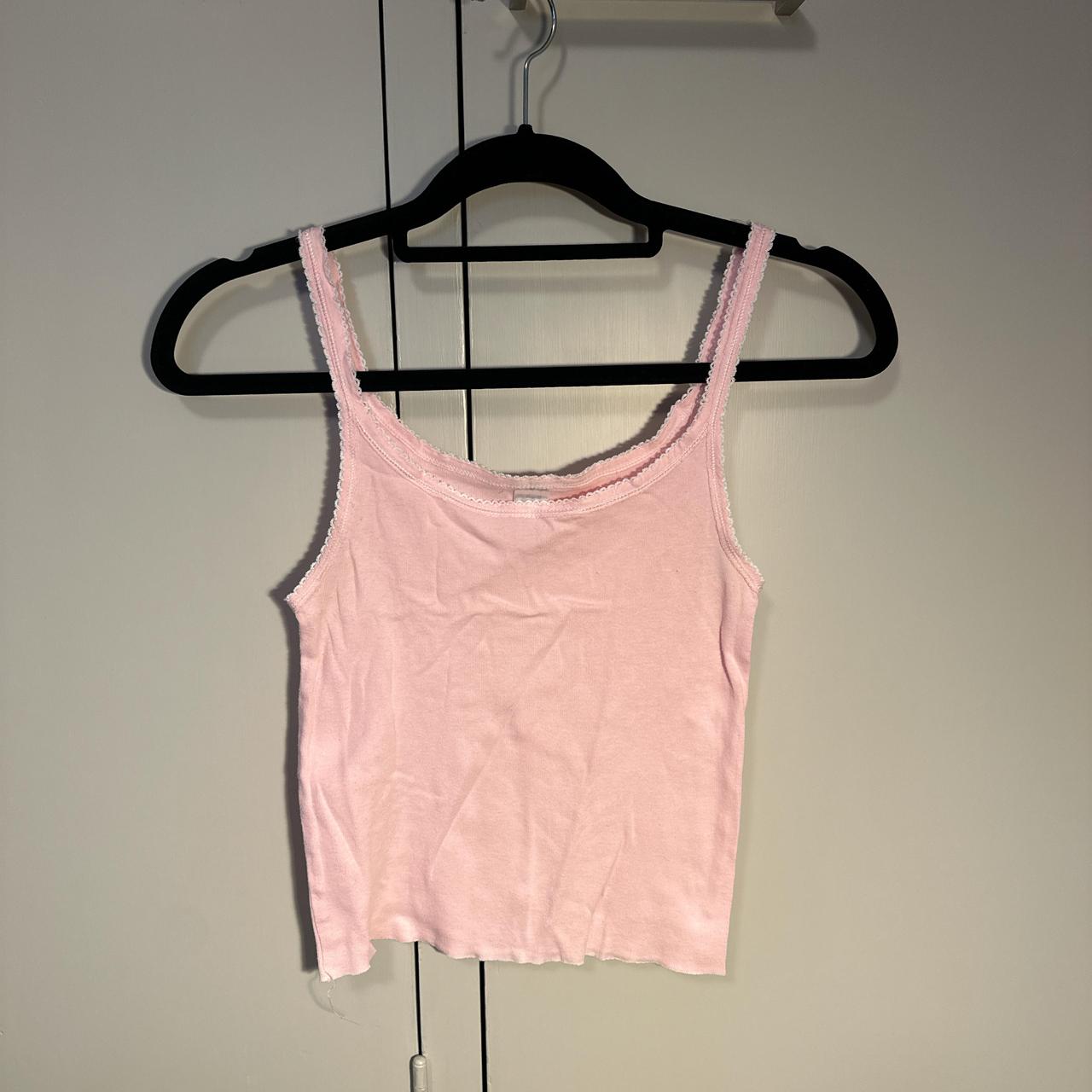 Bonds Baby pink cotton singlet Size small - Depop