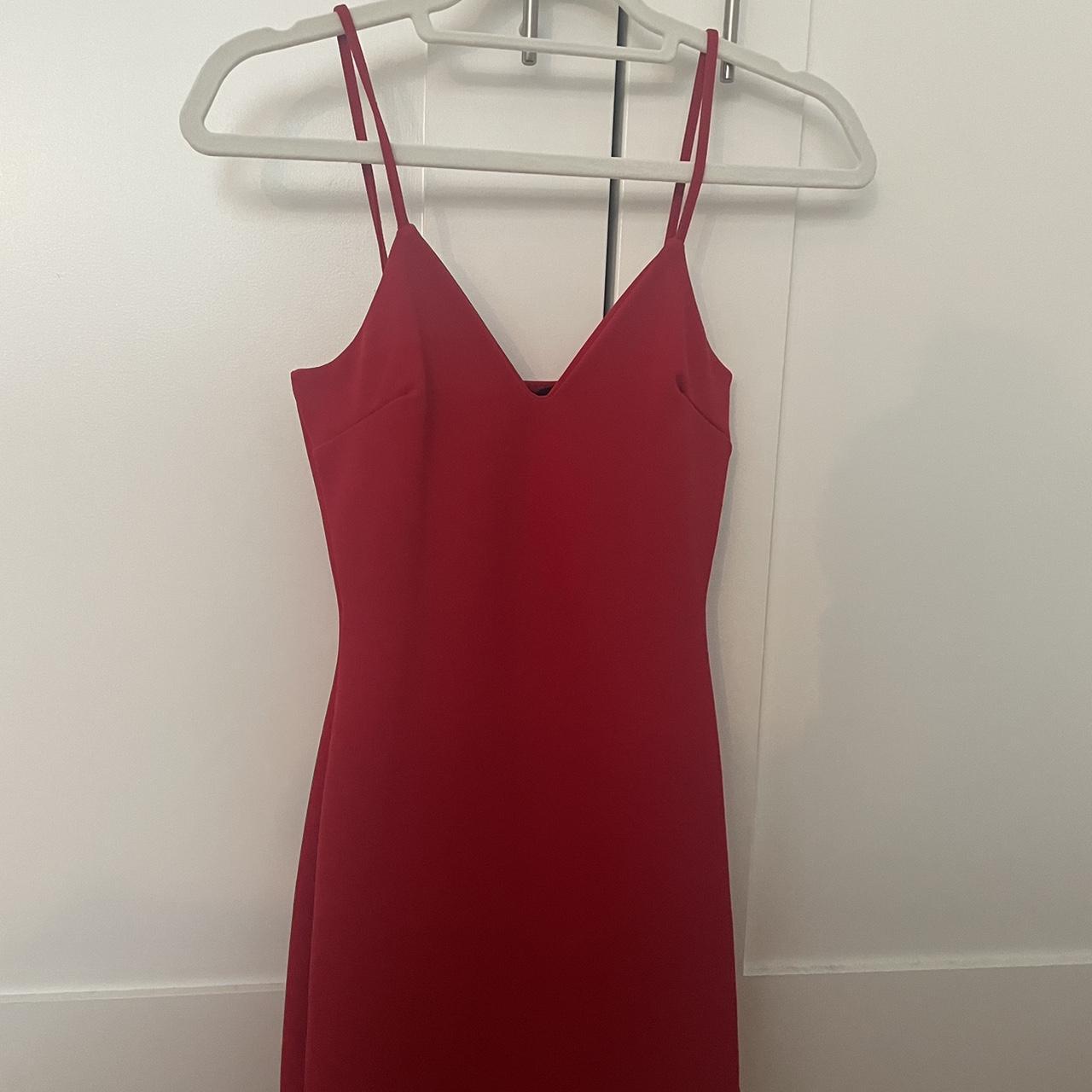 Missguided Red mini bodycon dress perfect for date... - Depop