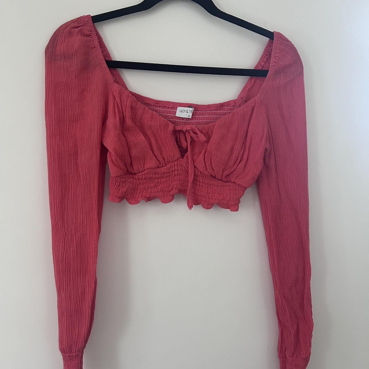 Luck and trouble top Size 6 - Depop