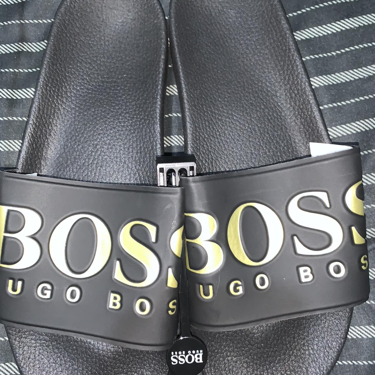 Hugo Boss Men's Slides | Depop