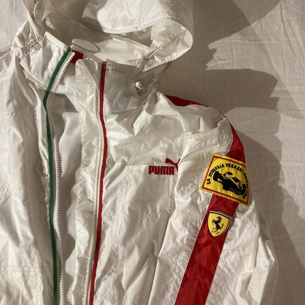 Ferrari x puma Windbreaker/puffer (not v puffy). Red... | Depop
