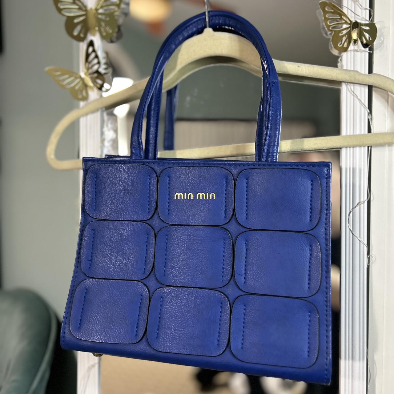 Dark blue min min handbag purse #minmin #handbag... - Depop