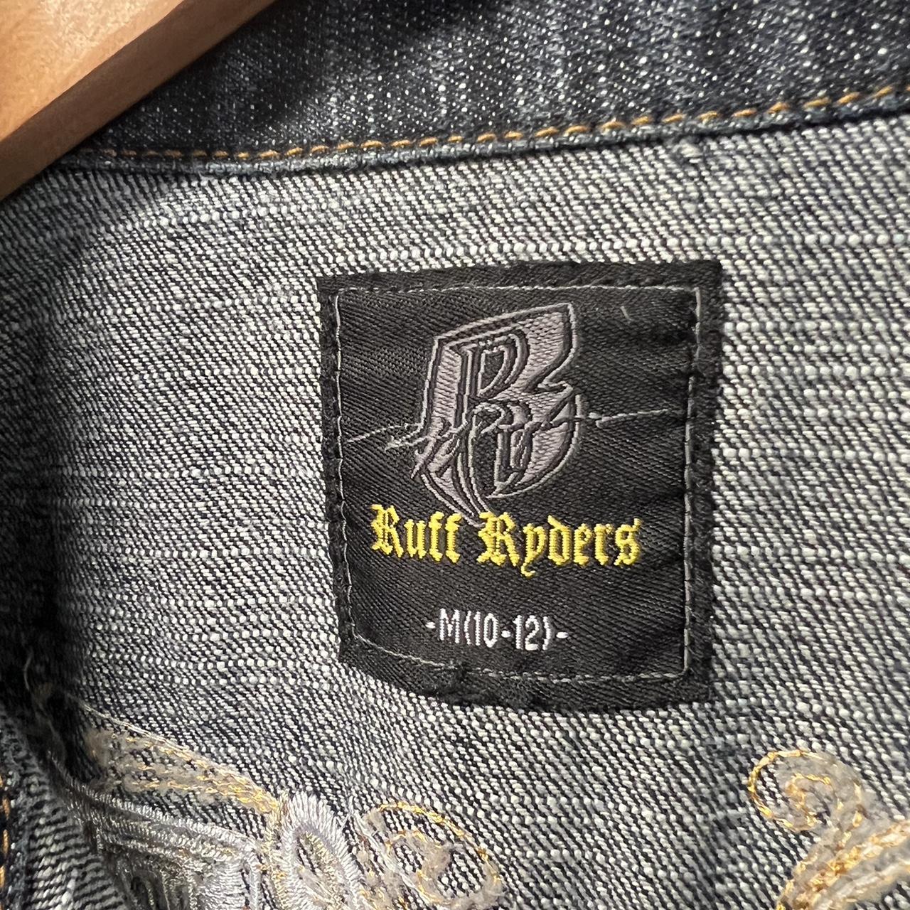 Vintage Kids Ruff Ryder Denim Jacket 10-12 Good... - Depop