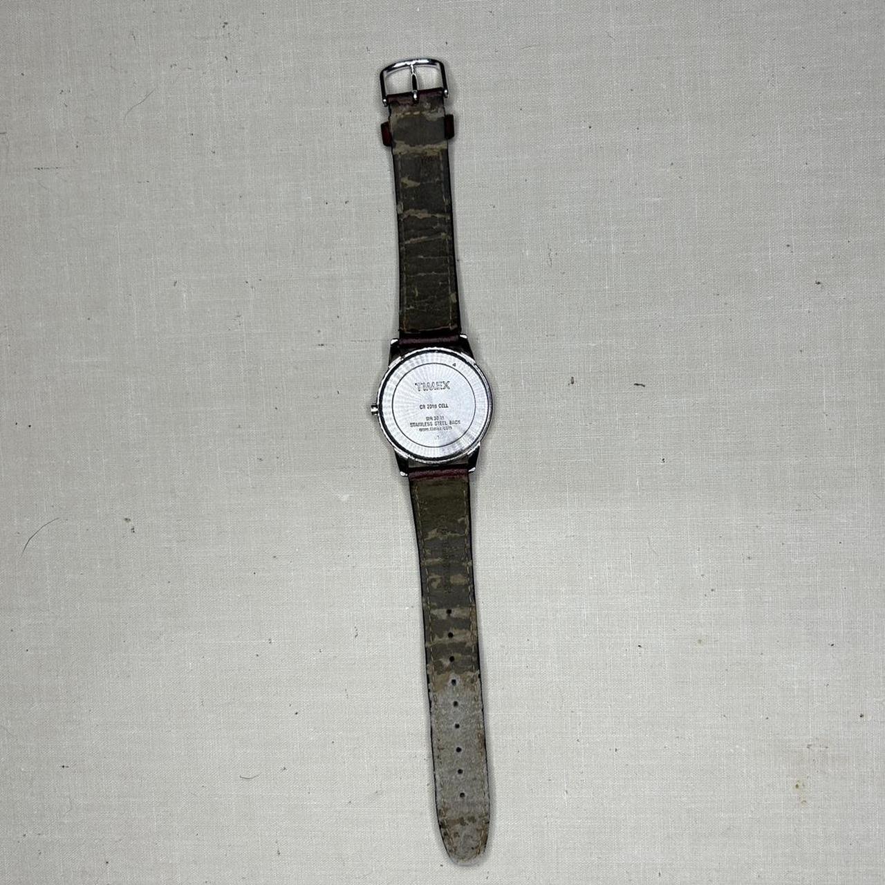 Timex Cr2016 cell Watch wr 30m stainless steel... - Depop