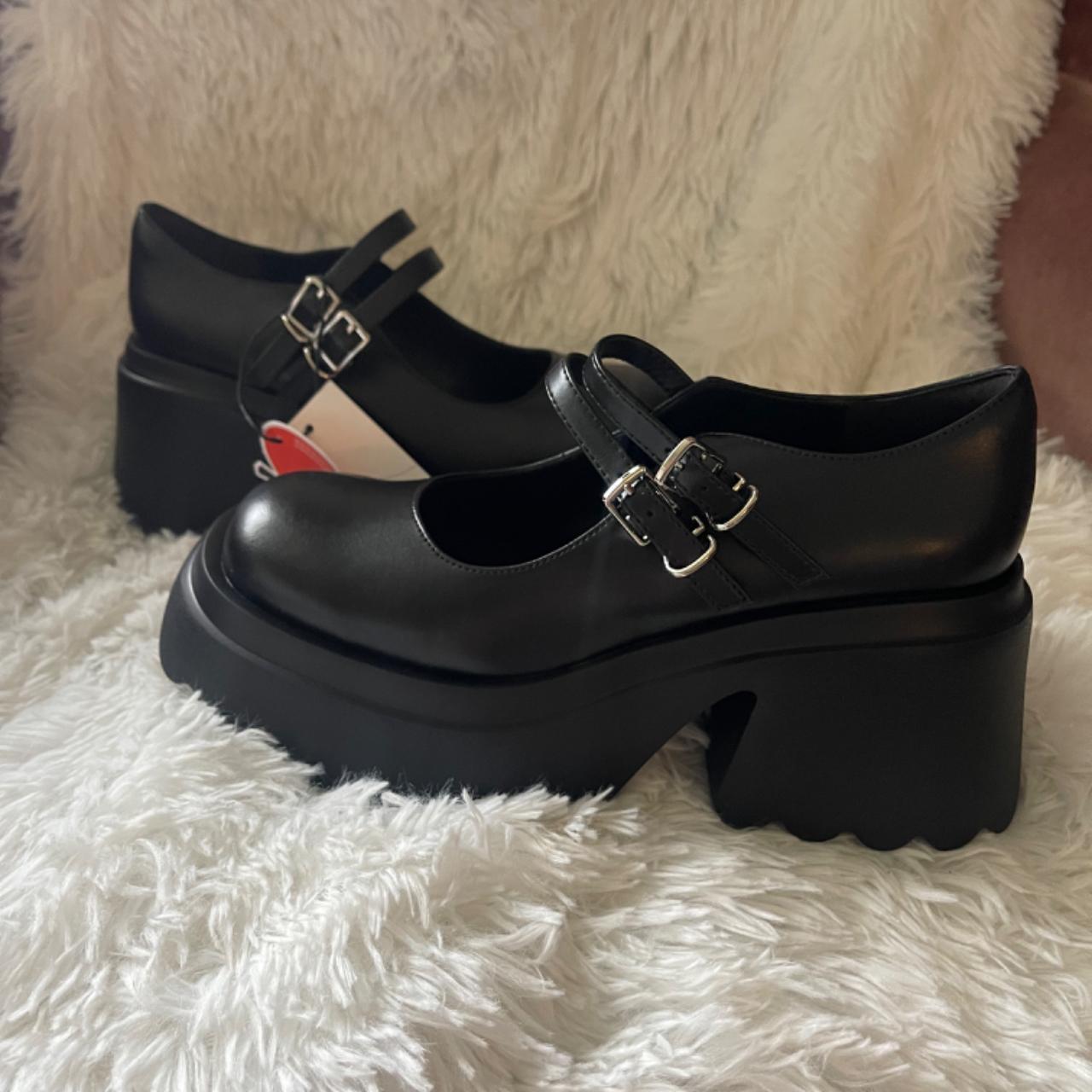 Cider chunky Mary Jane platform shoes - Depop