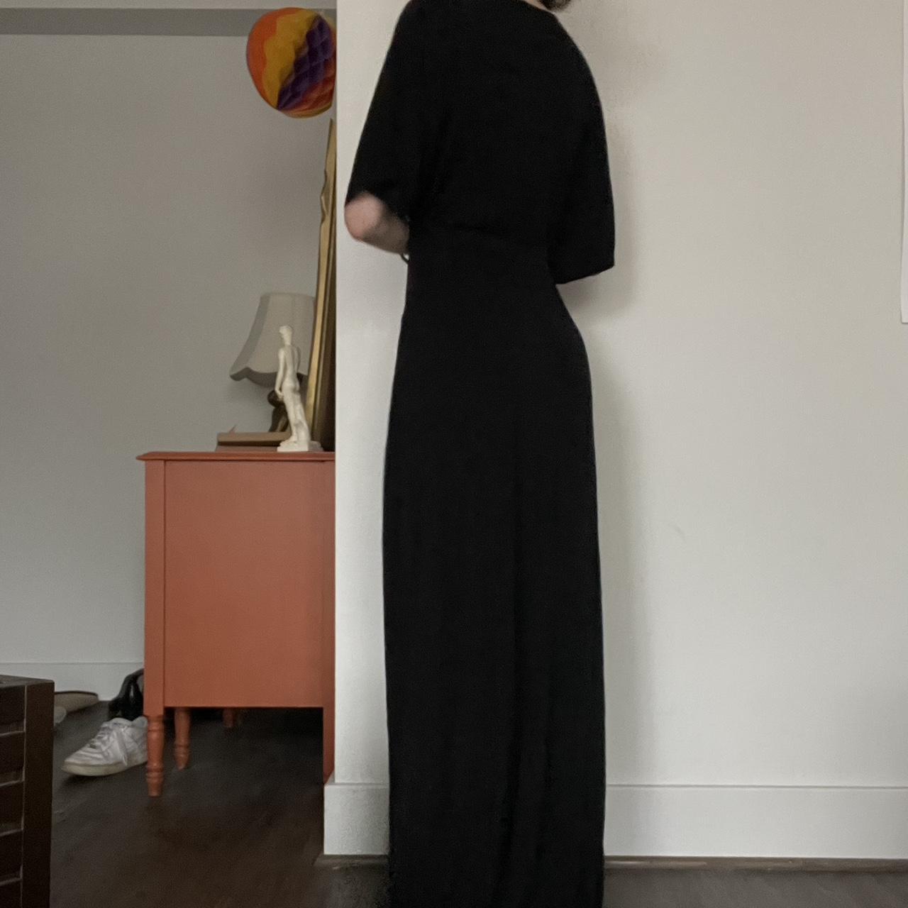 black floor length express dress, perfect wedding... - Depop