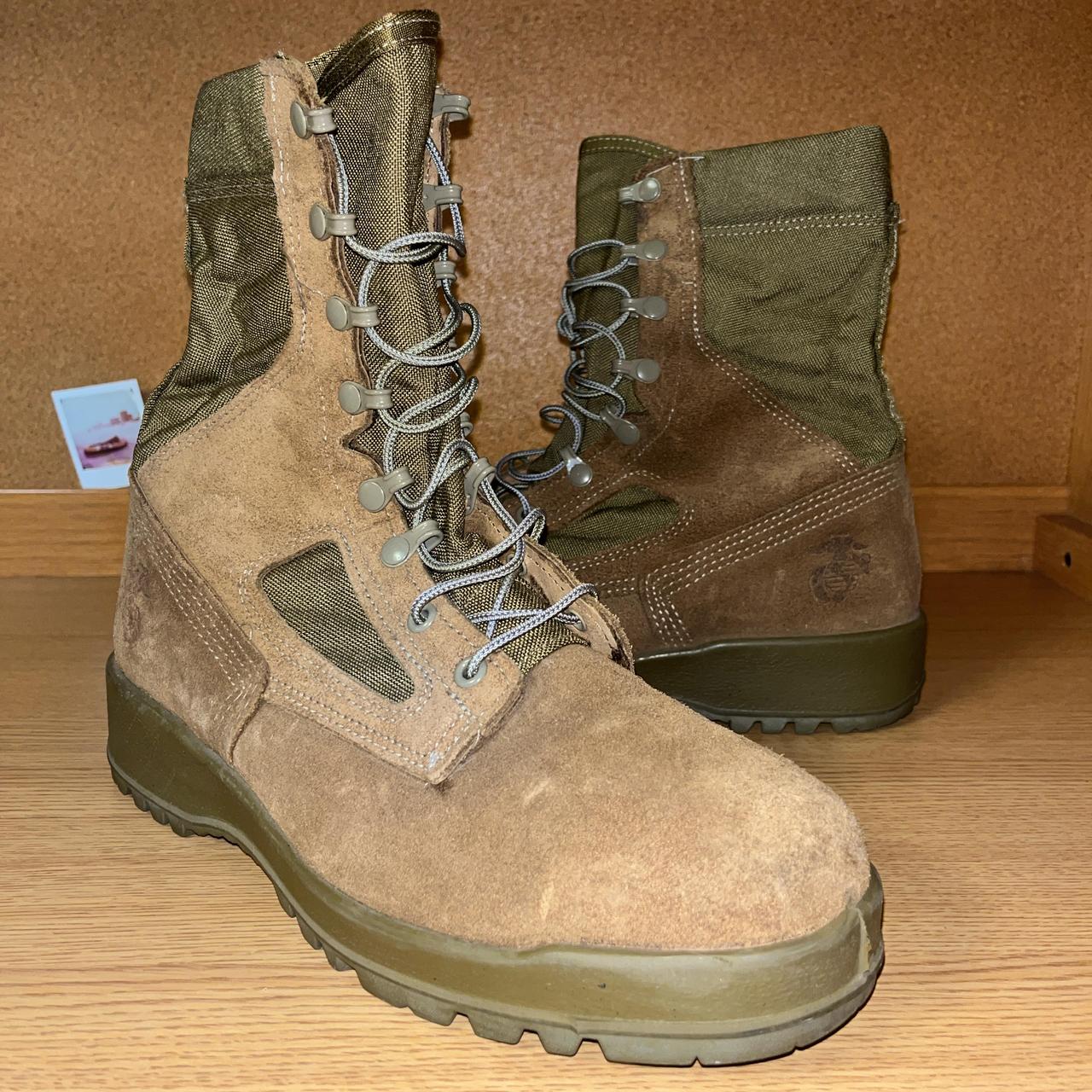 USMC Hot Weather Steel Toe Boots - size... - Depop