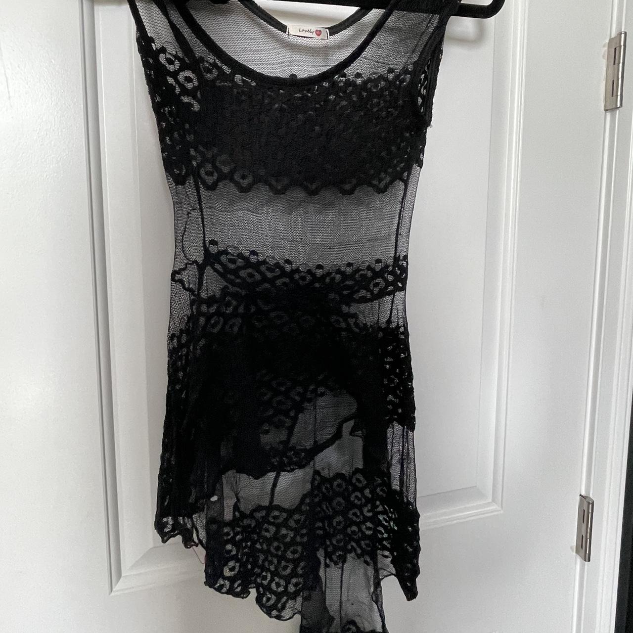 Womens Black Cover Ups Depop