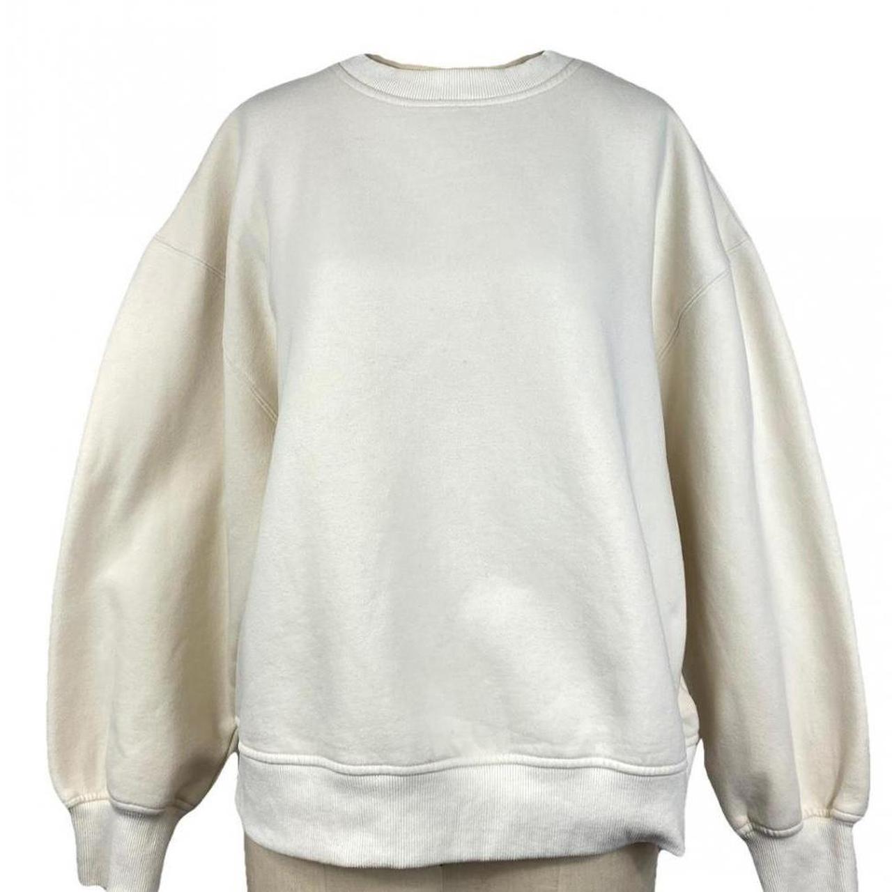 SIR THE LABEL WHITE JUMPER SIZE L Great oversized fit - Depop