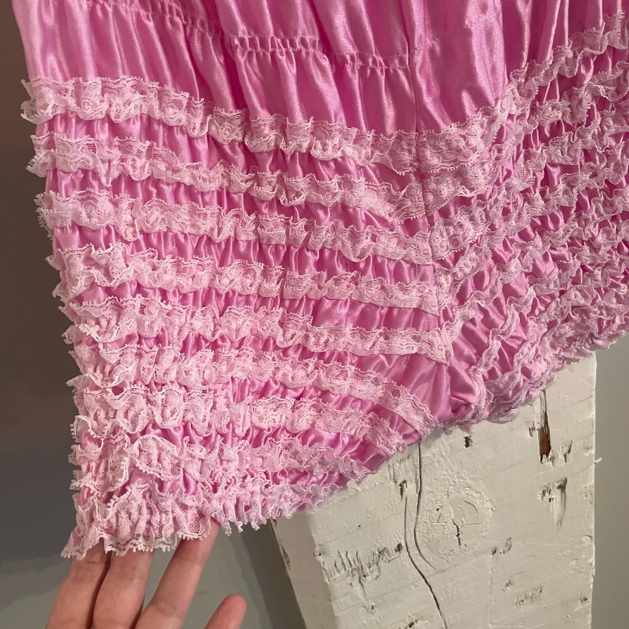 Plus size stretchy pink frilly bloomers 💕🧸 So sweet... - Depop