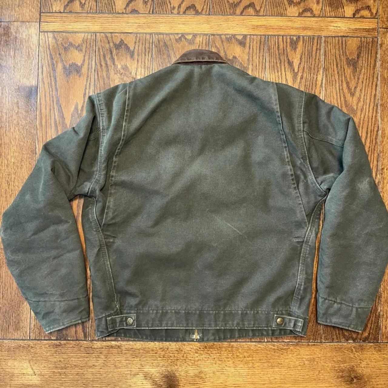 Carhartt J97 MOS Detroit Jacket Medium Moss Green... - Depop