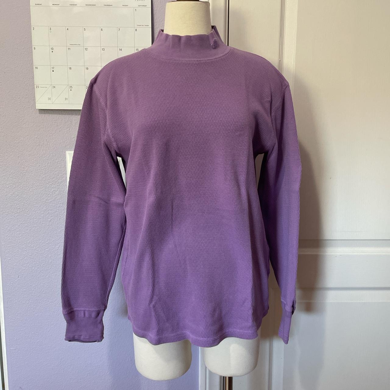 Purple Stussy Turtleneck Great condition No flaws - Depop