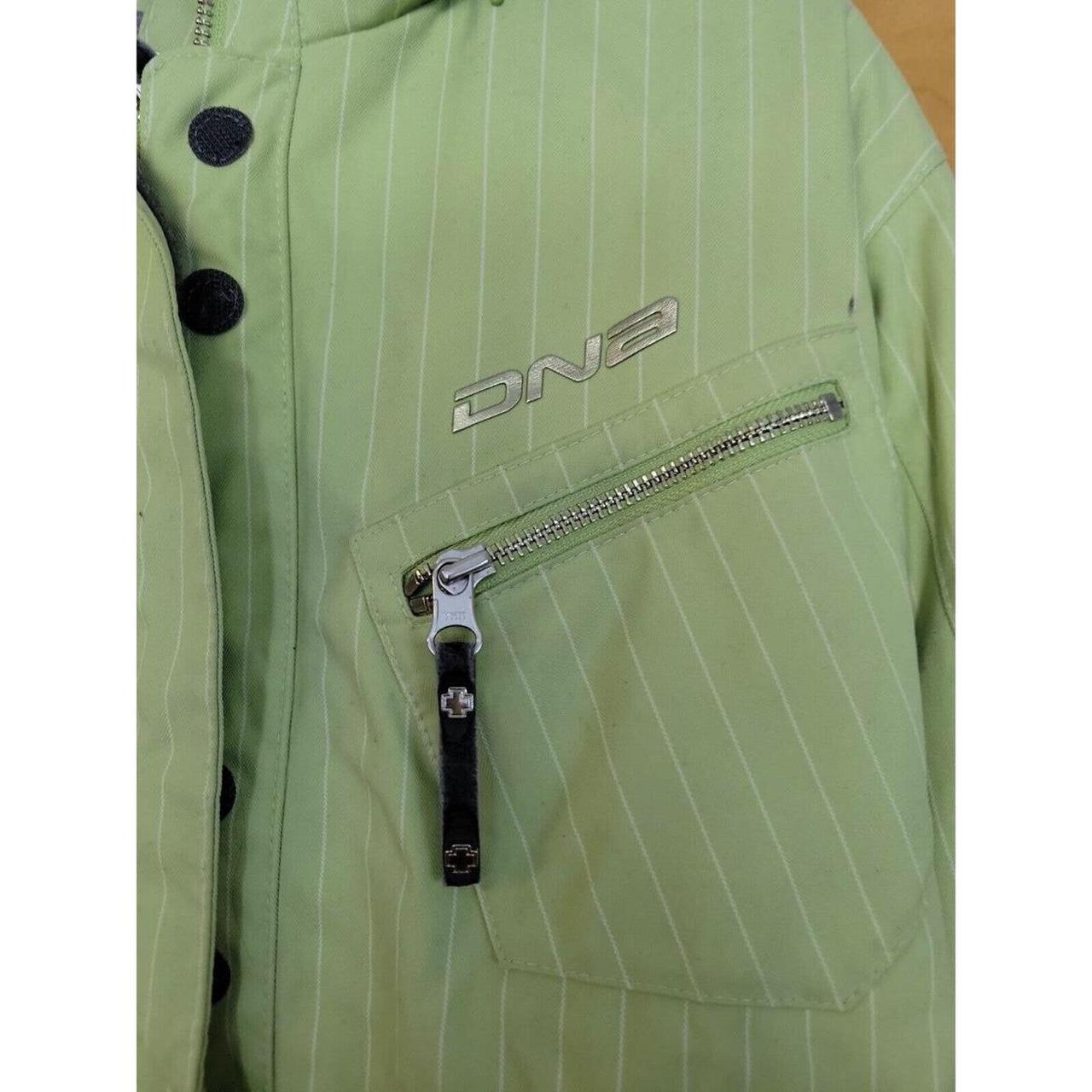 Descente DNA Women Sz 6 Green Stripe Hooded Snow Ski... - Depop