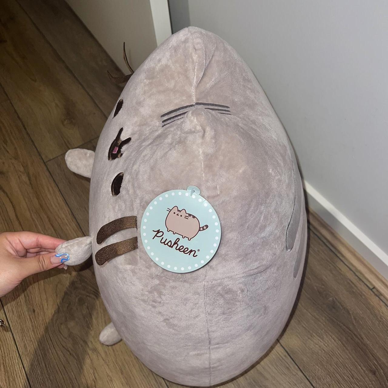 Large Pusheen Plushie Length : 50 cm Width: 55... - Depop