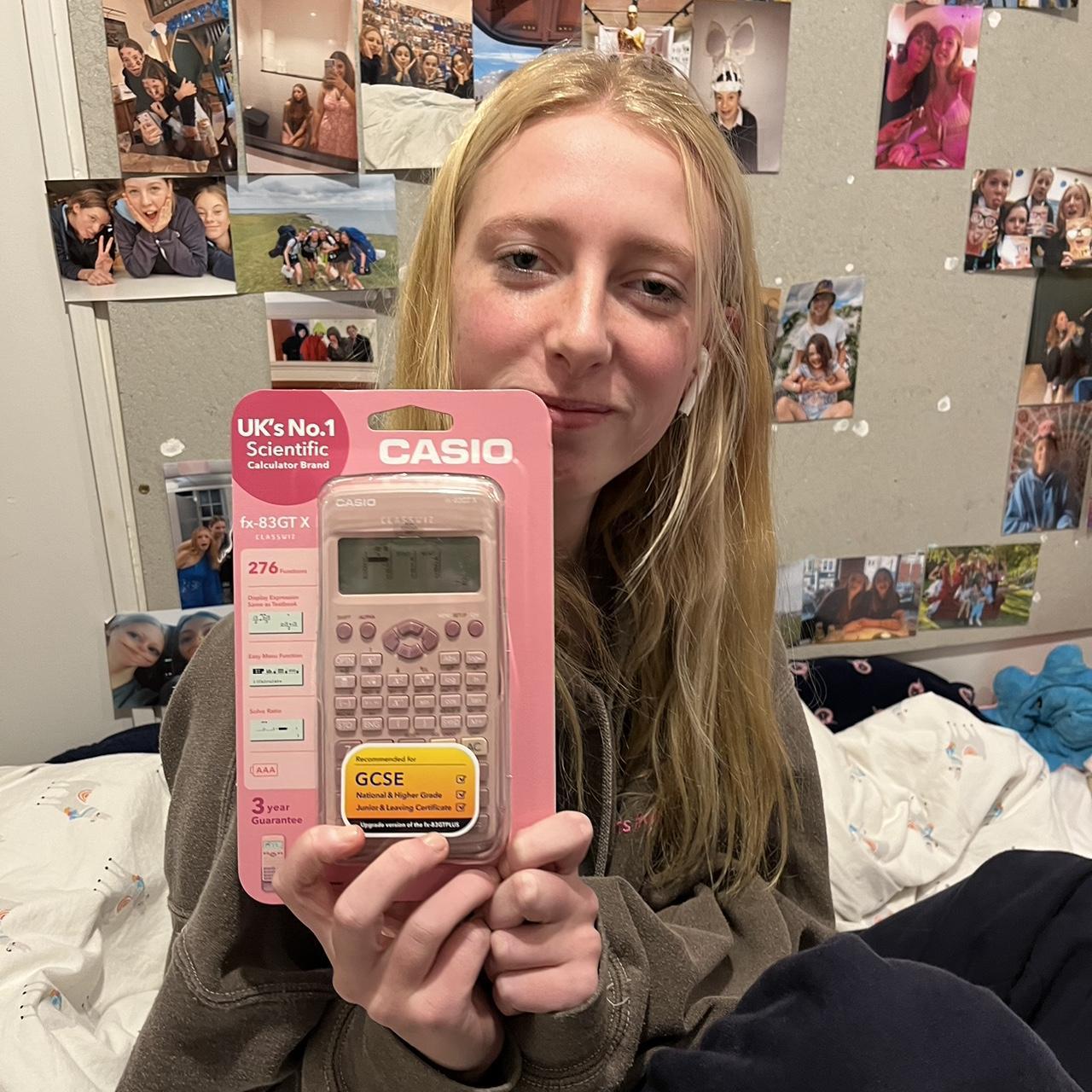 pink casio calculator buy if u wanna pass ur... - Depop