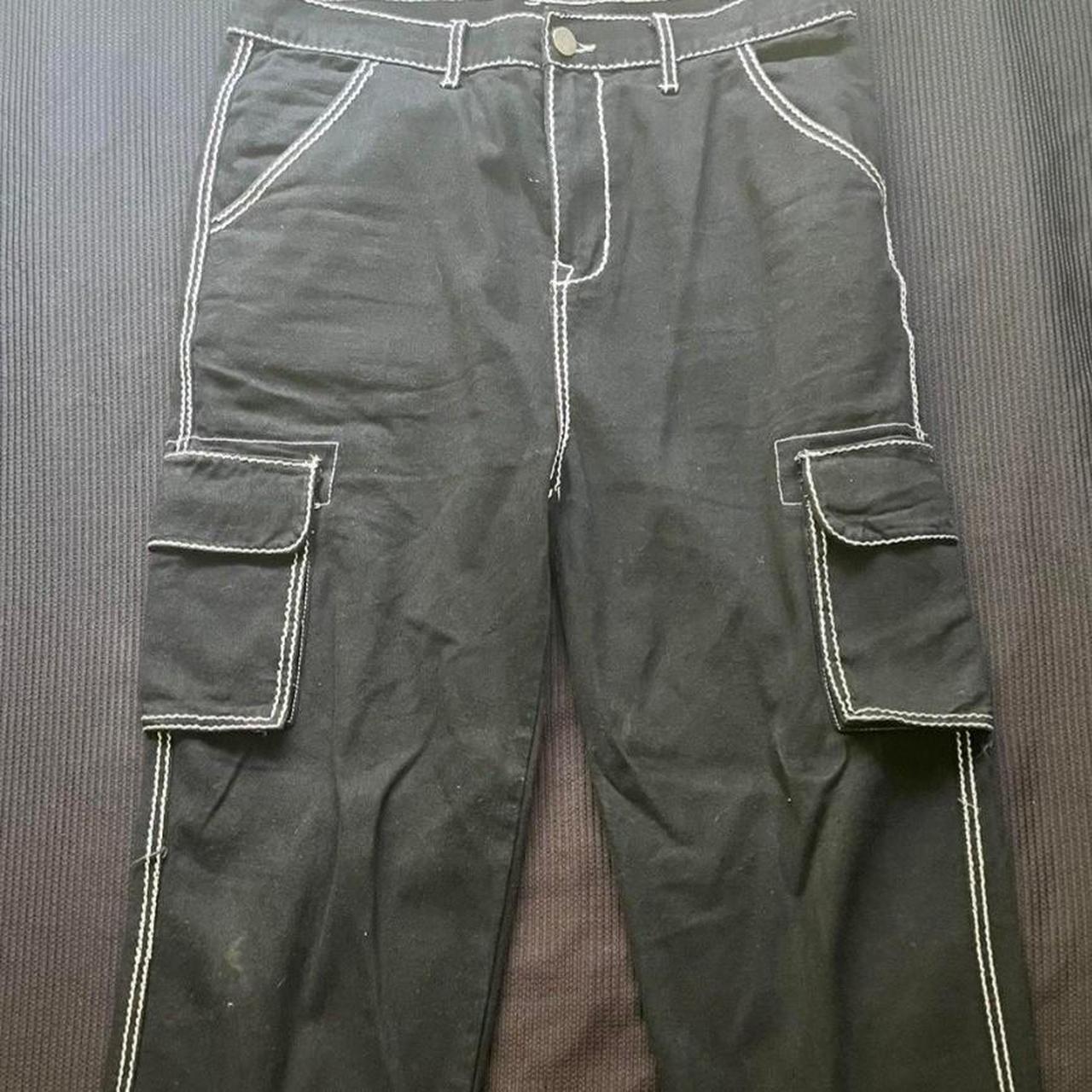 inverted stitching cargo pants size 36 - Depop