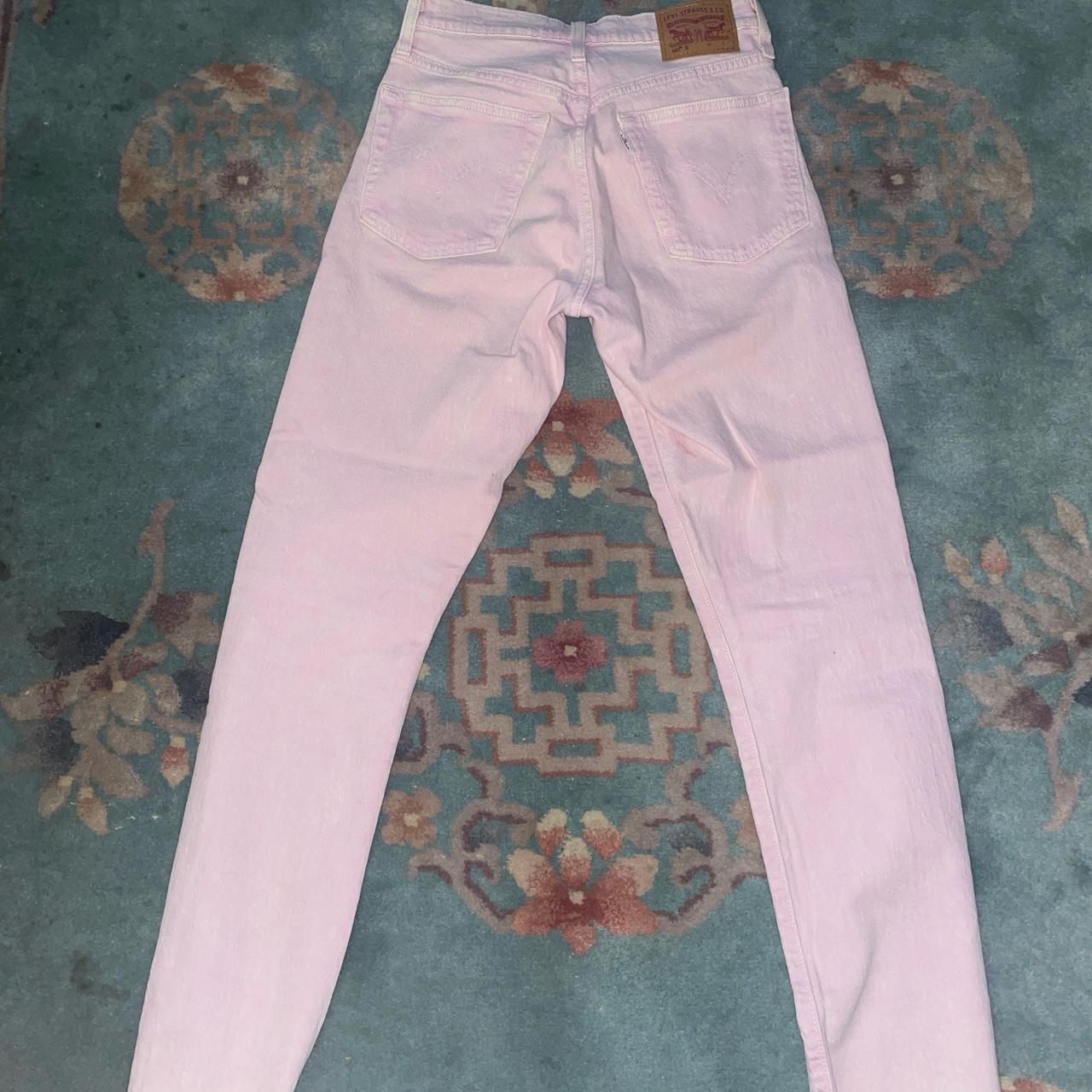 Levi's Women's Pink Jeans | Depop