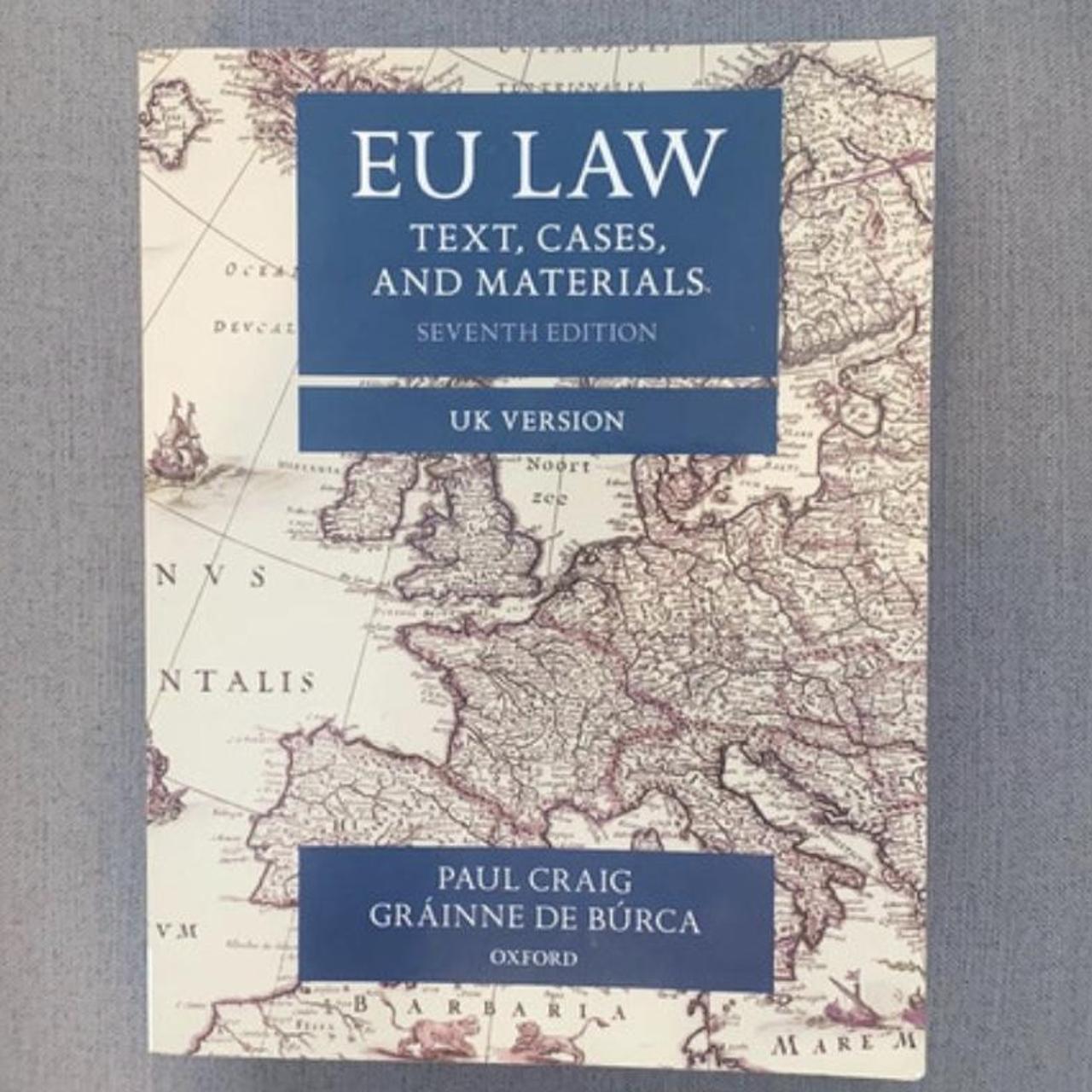 EU LAW TEXTBOOK #LLB #LAWTEXTBOOK #LAWDEGREE... - Depop