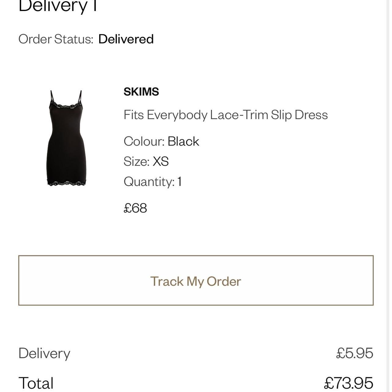 Skims fits everybody lace dress Size xs Worn once... - Depop