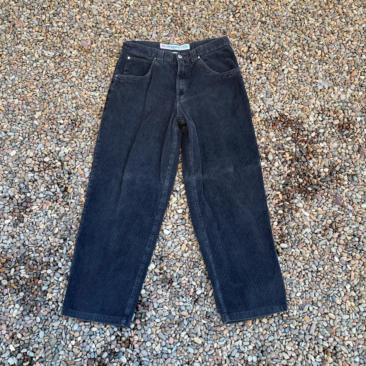 Anchor Blue Baggy Corduroy Pants 34x30 Thrifted,... - Depop