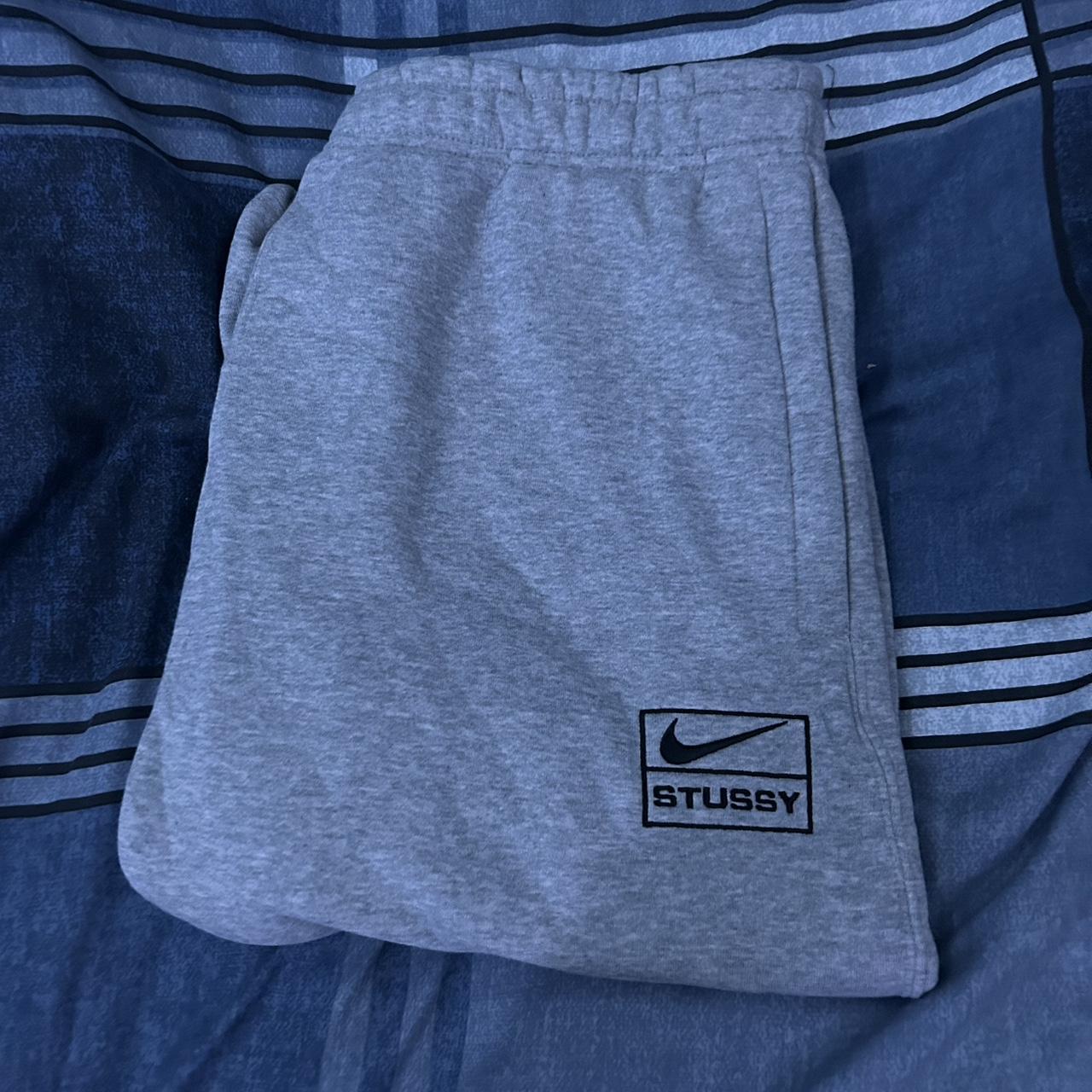 Grey nike x stussy tracksuits - Depop