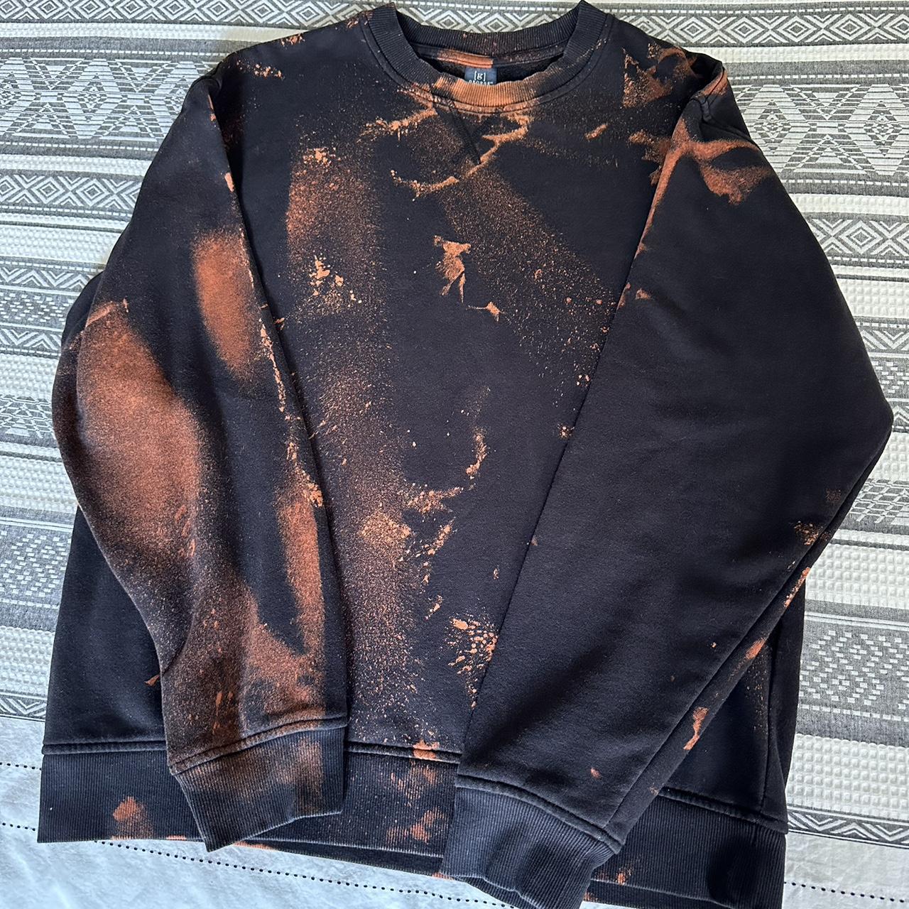 Bleached Crew Sweatshirt Pit to pit: 24 in Length:... - Depop