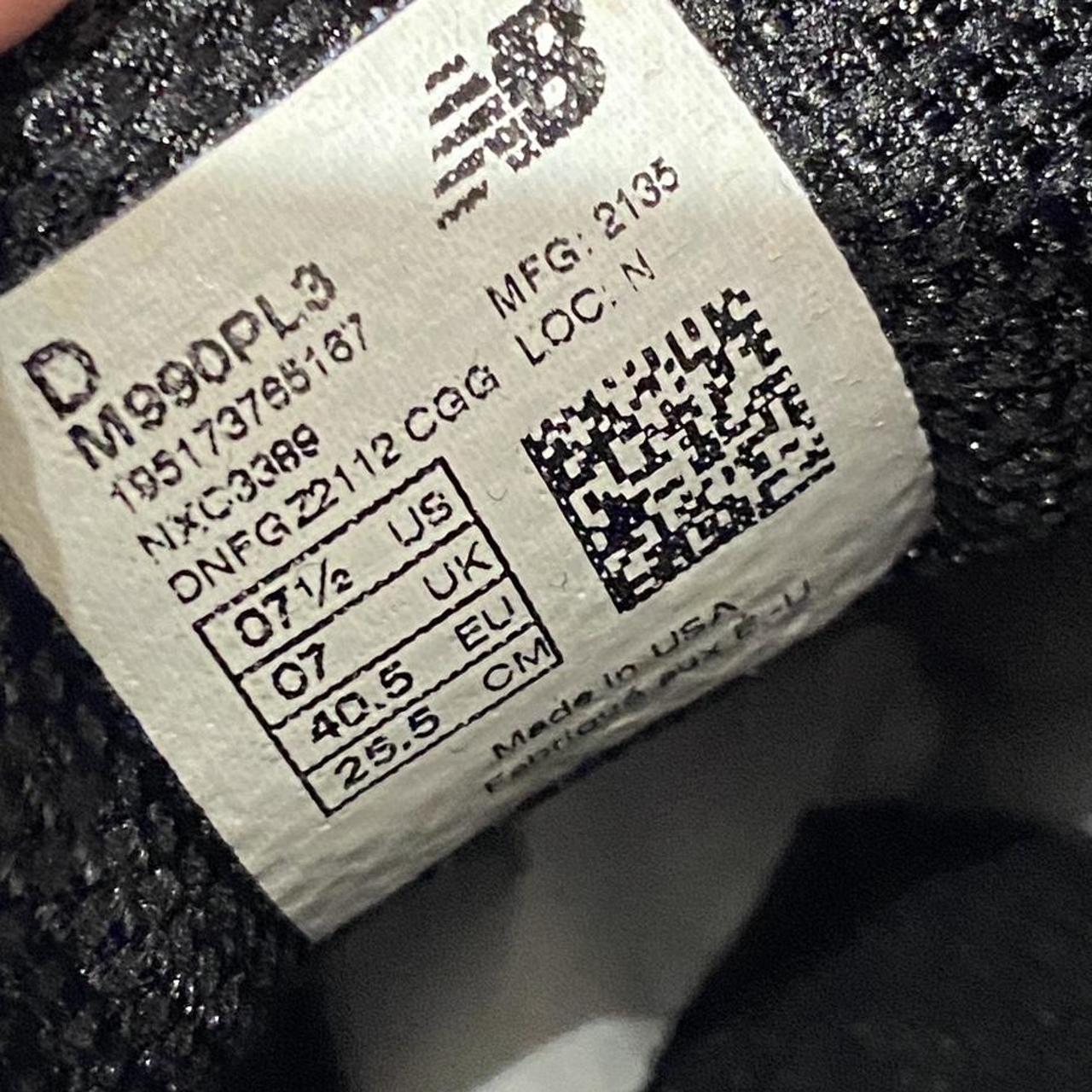 New balance 990 v3 made in the USA red and black Uk... - Depop