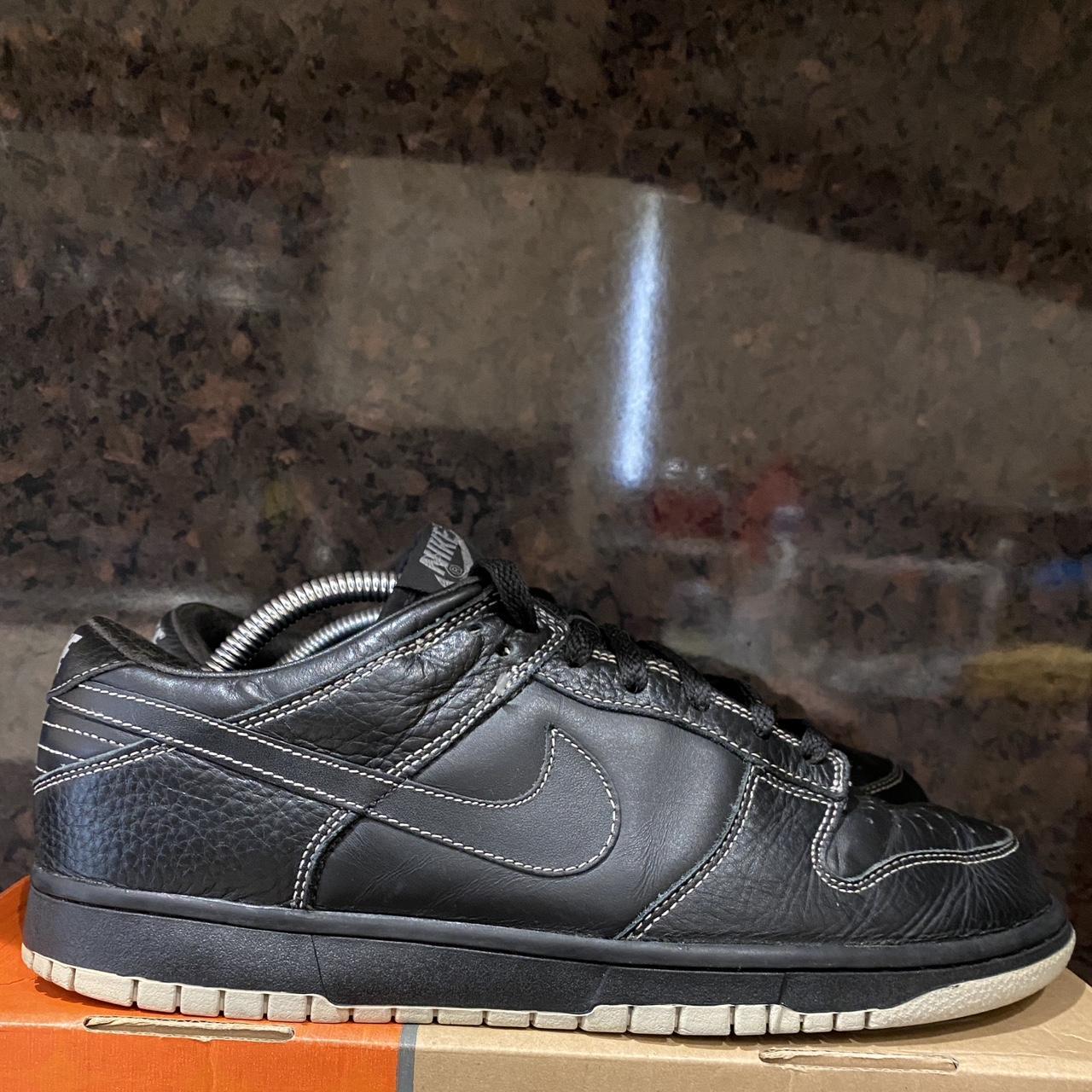 Nike dunk low black neutral grey footlocker... - Depop