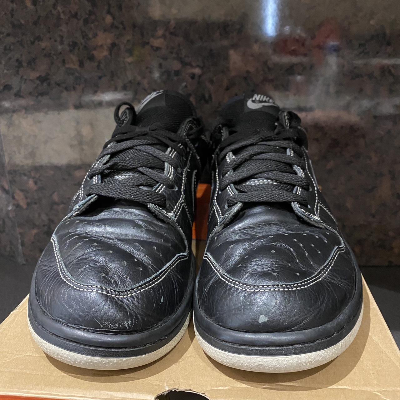 Nike dunk low black neutral grey footlocker... - Depop