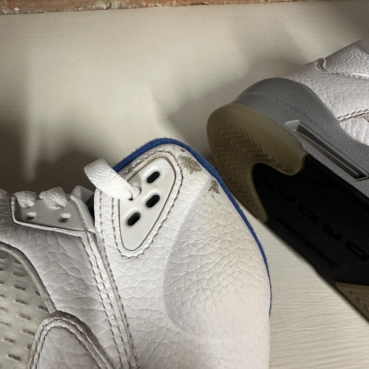 Jordan 5 white stealth grey Uk5.5/us6y/eu38.5 Style... - Depop