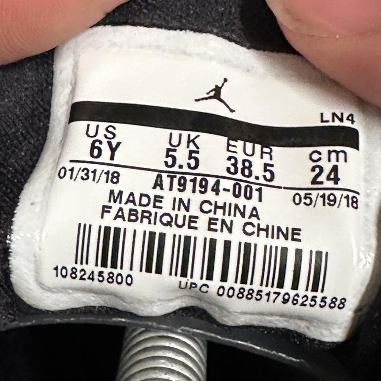 Jordan 3 quai 54 black multicolour... - Depop