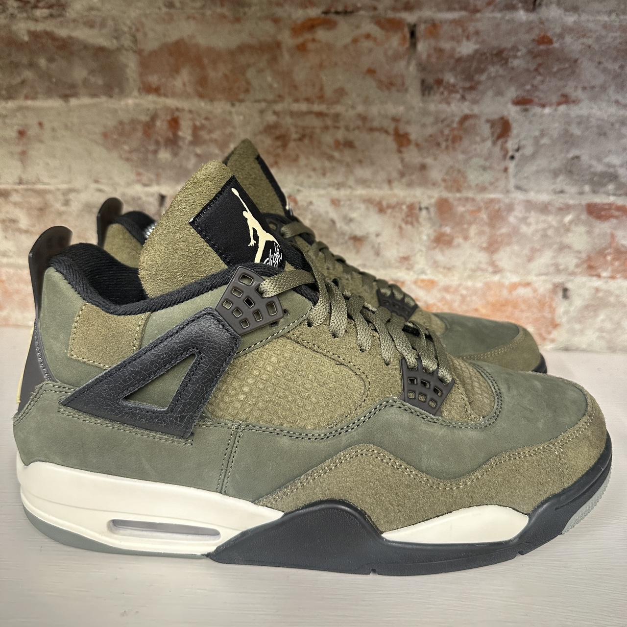 Jordan 4 craft olive Uk11/us12/eu46 Style... - Depop