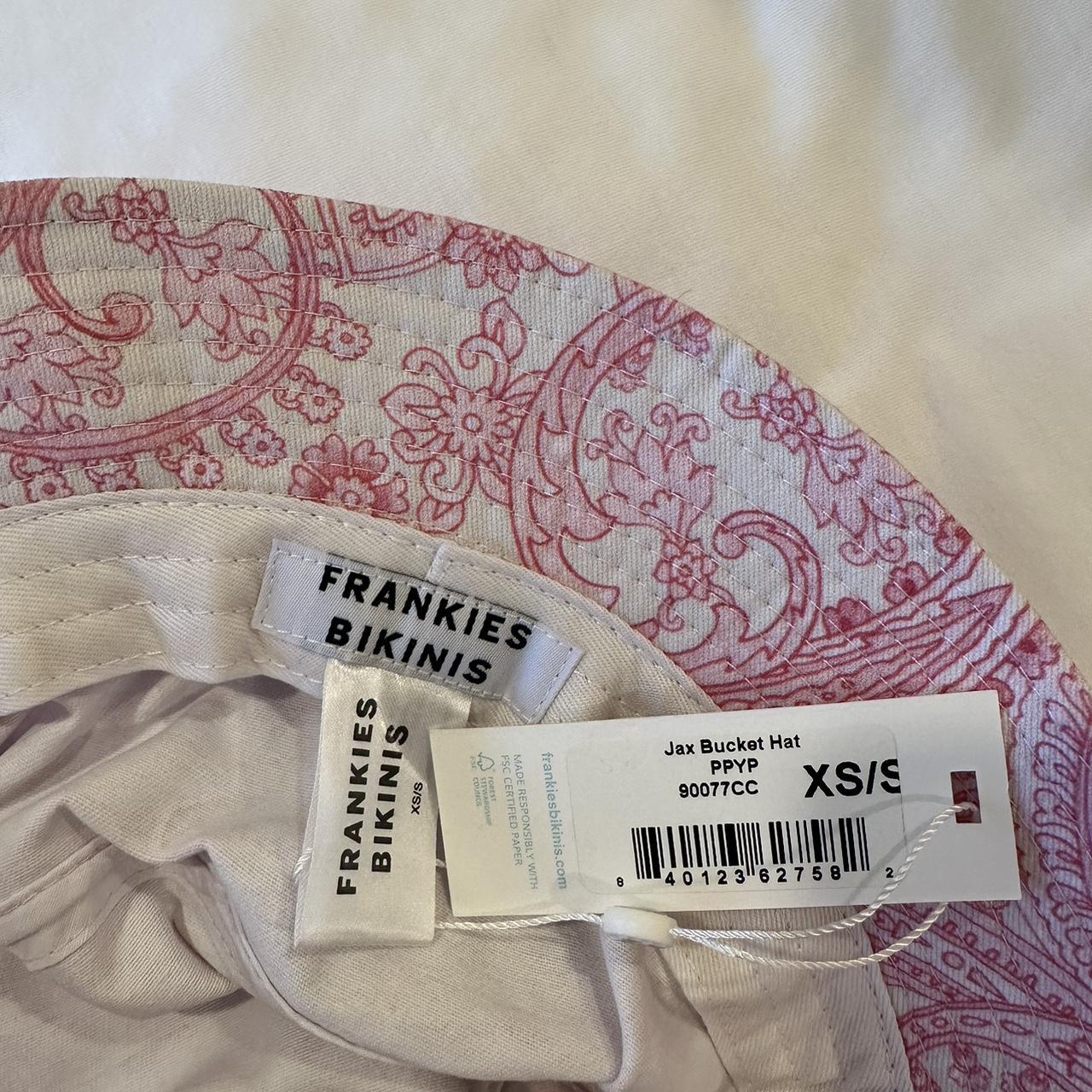 frankie’s bikinis pink bucket hat with tags 🌷... - Depop