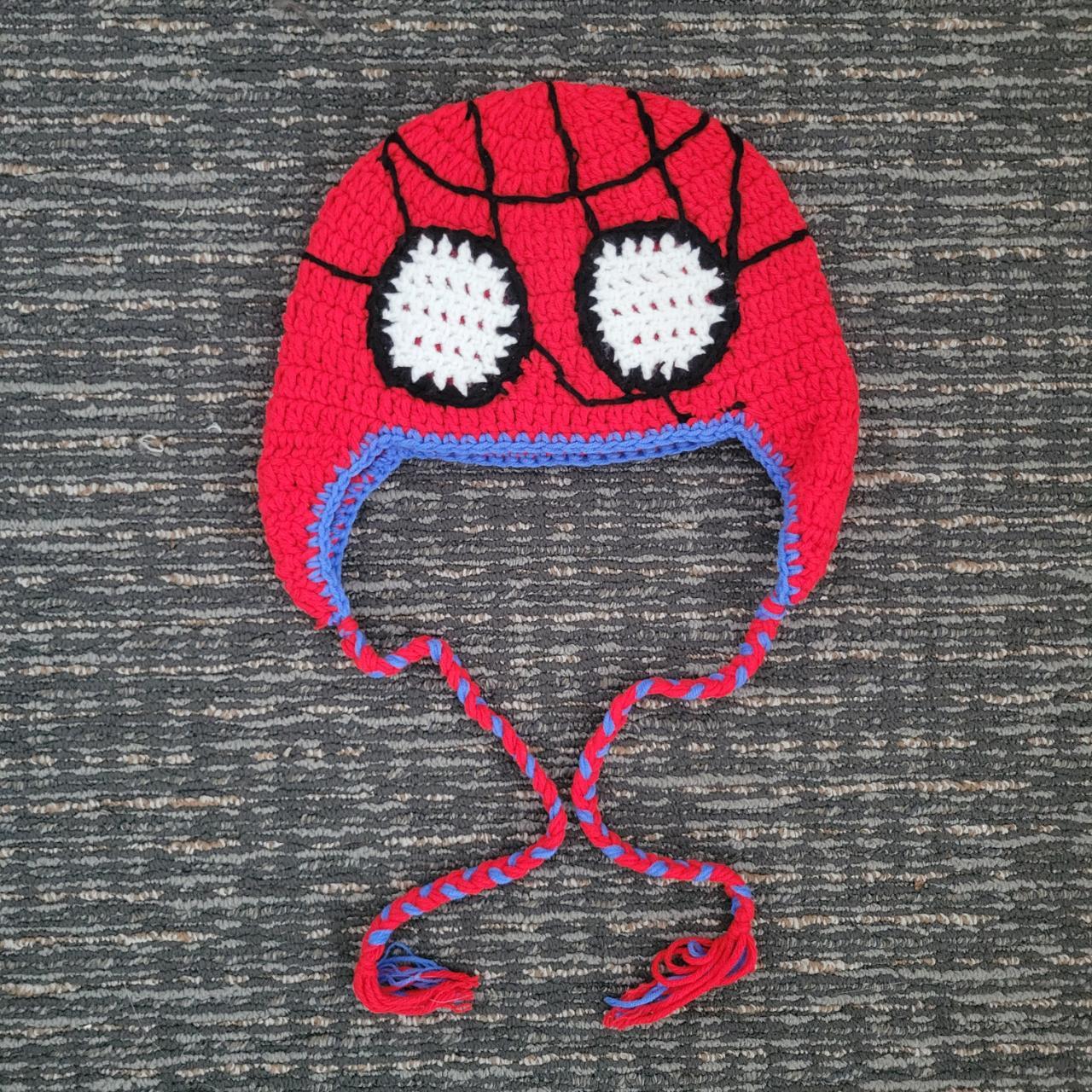 Spiderman Spiderverse Beanie Winter Hat with... - Depop