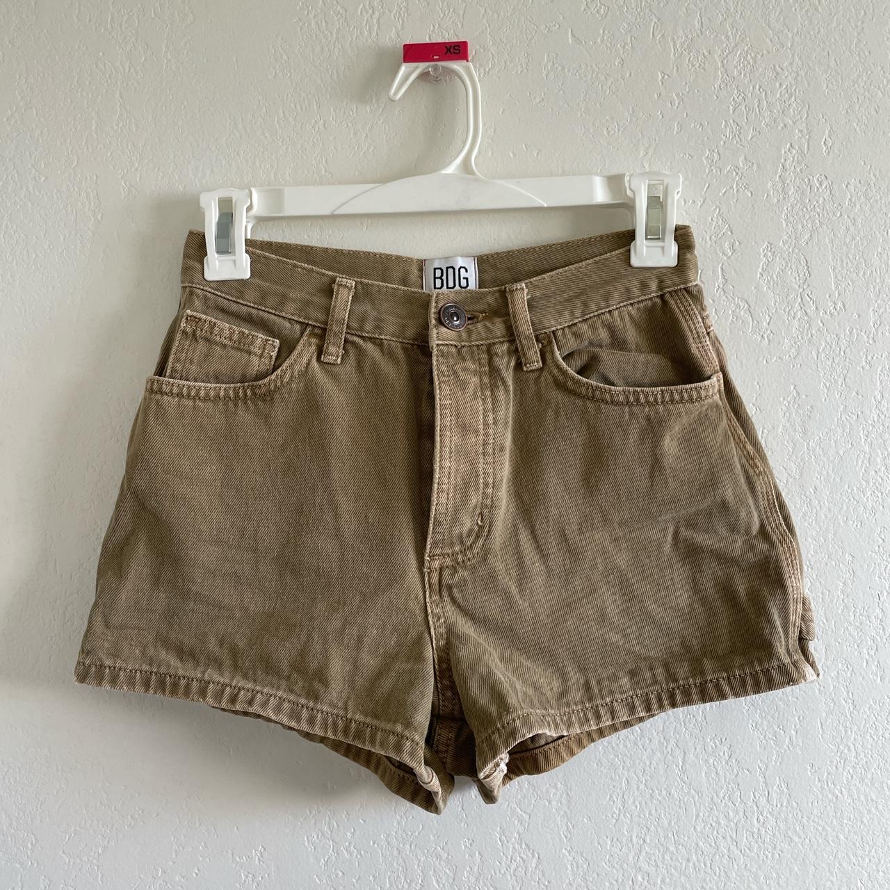 Urban Outfitter BDG shorts in a mossy brown/green... - Depop