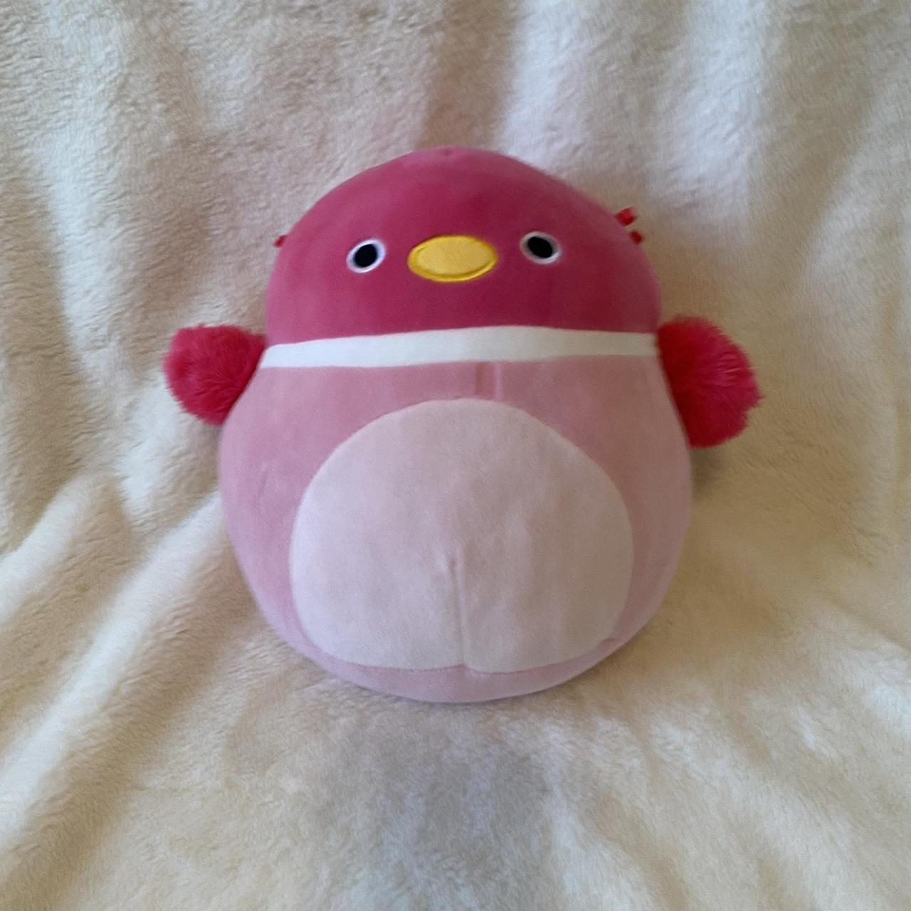 Della the duck valentine day 8” squishmallow with... - Depop