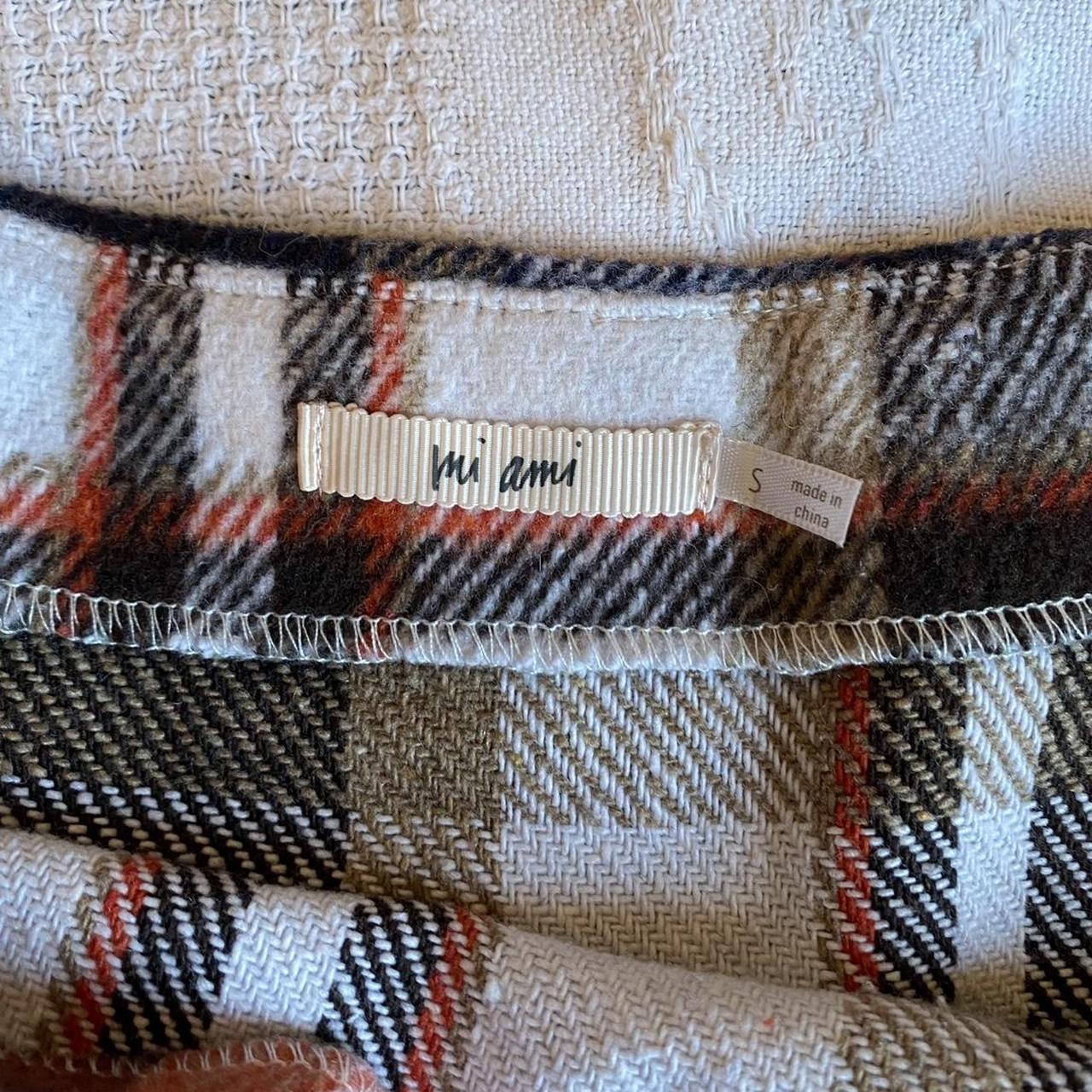 Woman’s size S pleated fuzzy plaid mini skirt... - Depop